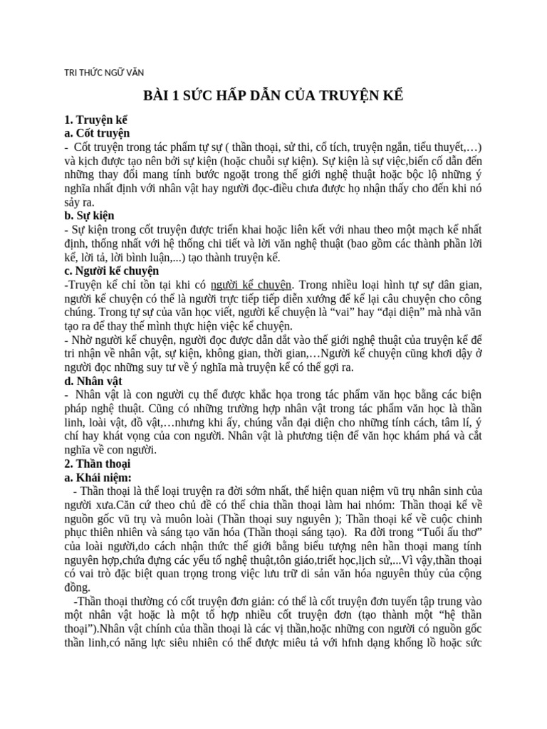 Tri TH C NG Văn | PDF