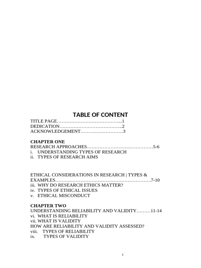Research Ethics and Validity Explained | PDF | Validity (Statistics ...