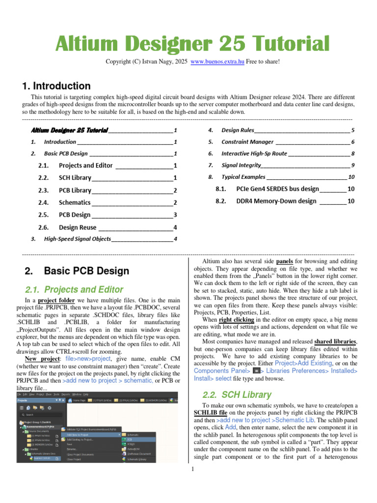 Altium Designer25 Tutorial | PDF | Printed Circuit Board | Microsoft Excel