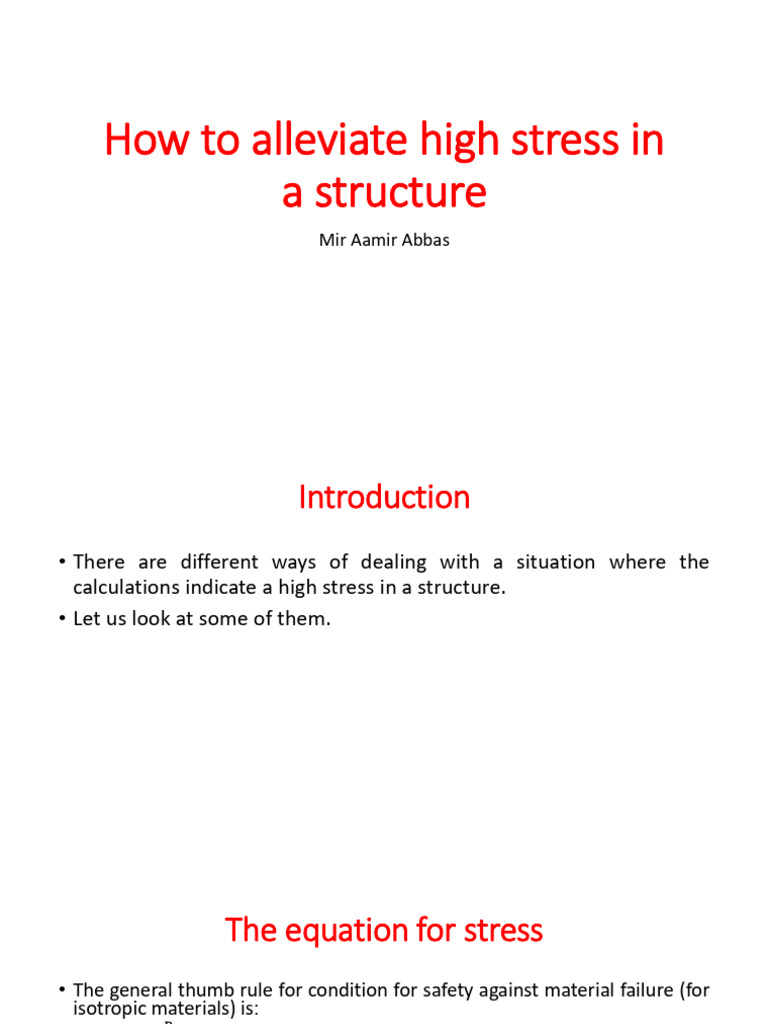 How to deal with high stress | PDF