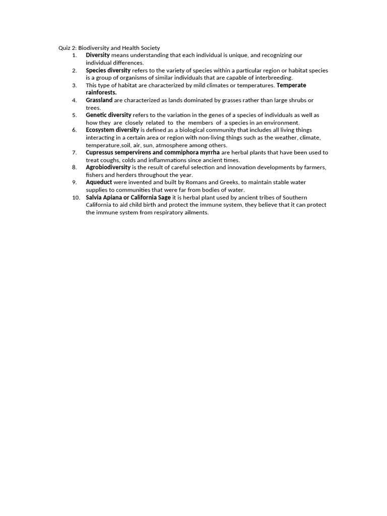 STS FINALS Quiz 2 BHS | PDF