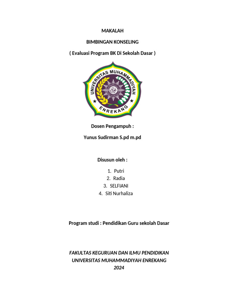 Makalah BK | PDF