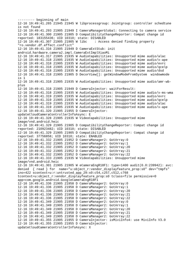 logcat1734355181229 | PDF | Software Engineering | Computer Programming
