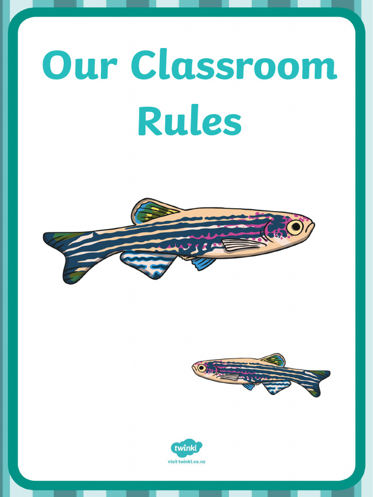 NZ C 2548582 Editable Classroom Rules - Ver - 2 | PDF