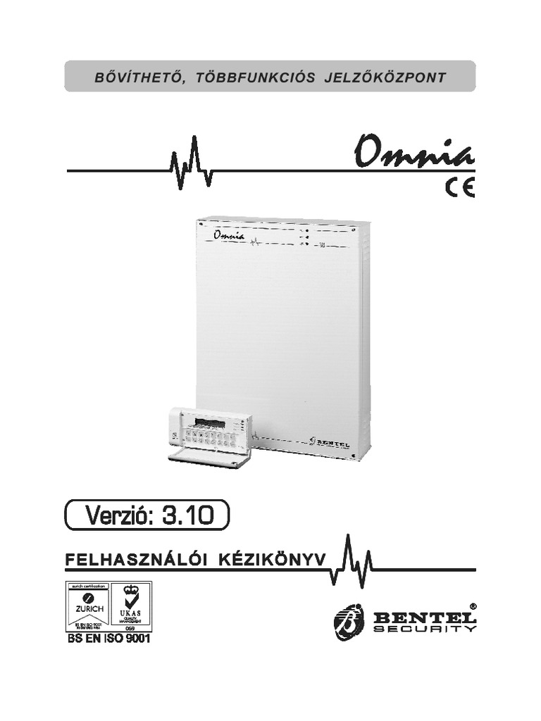 Bentel Omnia User Manual V 3.1 HUN | PDF