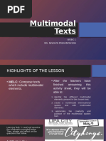 MULTIMODAL-ELEMENTS Jen | PDF | Information | Communication
