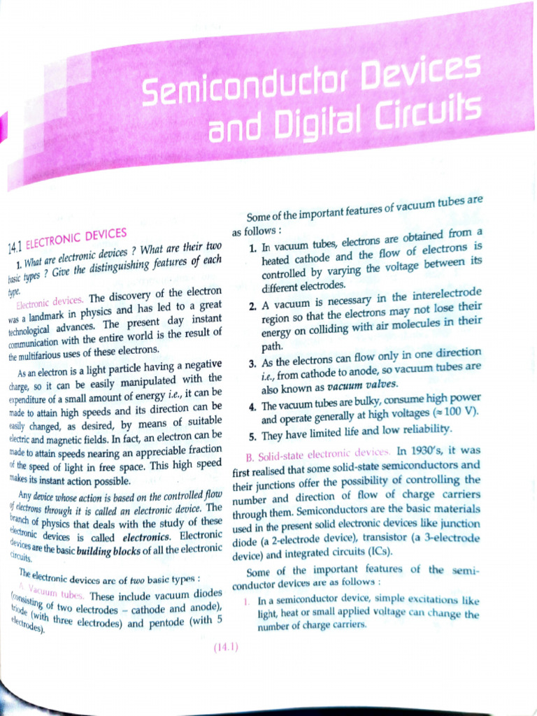 Electronic Devices: Types & Features | PDF | Semiconductors | Doping (Semiconductor)
