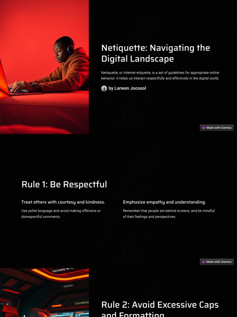 Netiquette-Navigating-the-Digital-Landscape | PDF