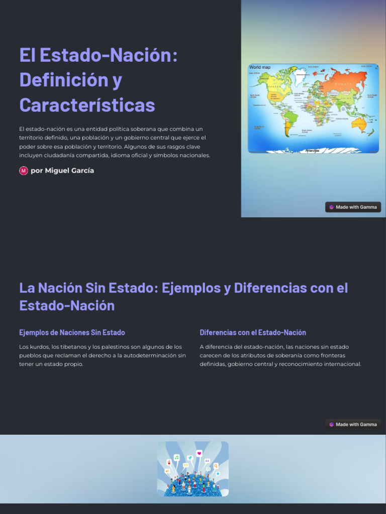 El Estado Nacion Definicion y Caracteristicas | PDF | Estado (política ...