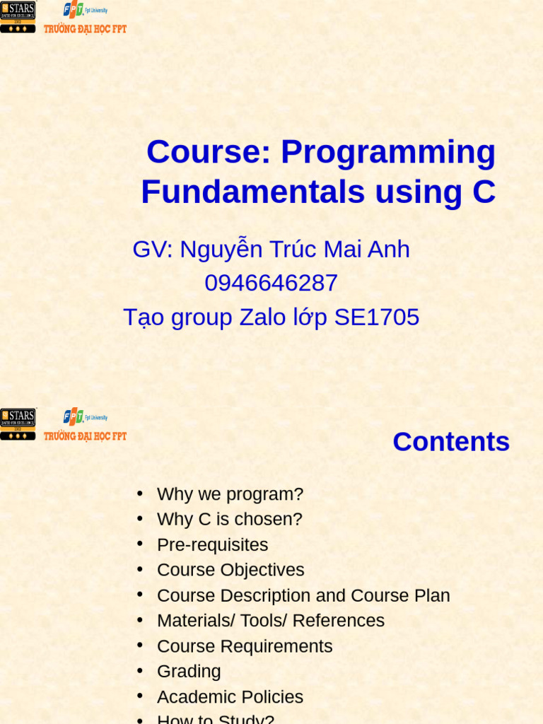Slot01 Intro InstallingTool FirstProgram | PDF | Plagiarism | C (Programming Language)