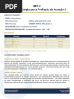 Aplicação do Teste TEPIC-M de Memória | PDF | Psicologia | Memória