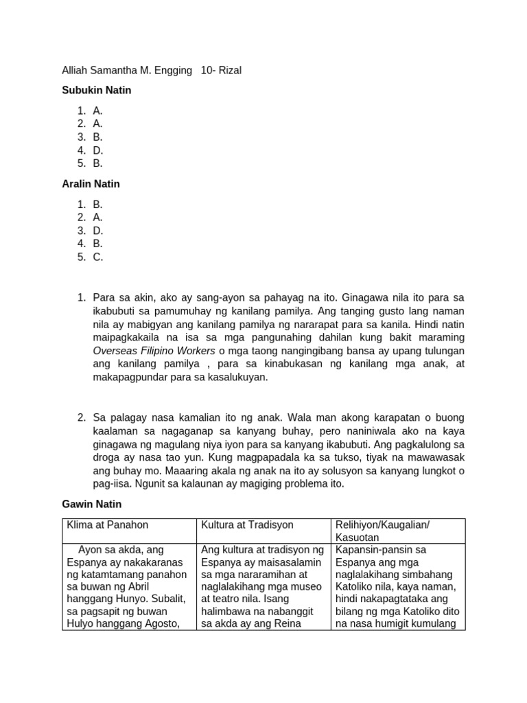 Filipino Module 4 | PDF