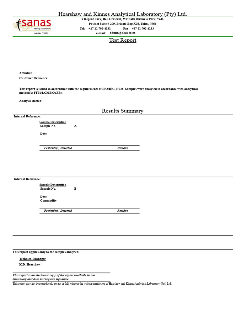 MRL Results | PDF | Pesticide | Agricultural Chemicals