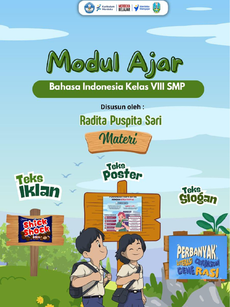 Modul Ajar Teks Iklan Slogan Dan Poster | PDF