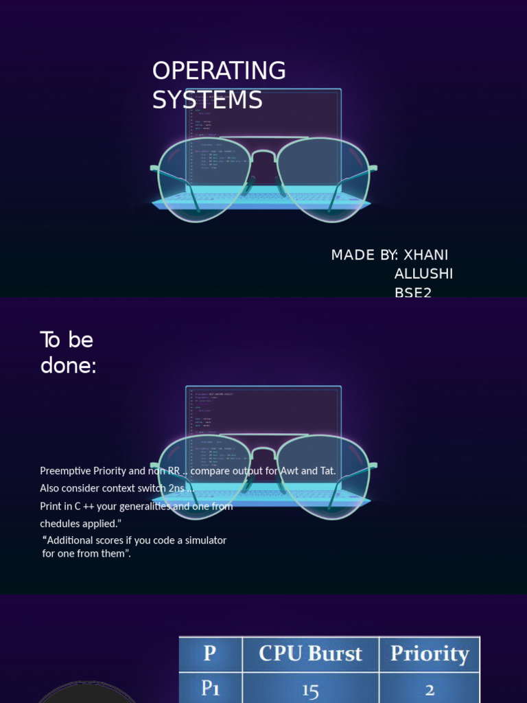 Operation Systems Pdf Scheduling Computing Algorithms And Data Structures