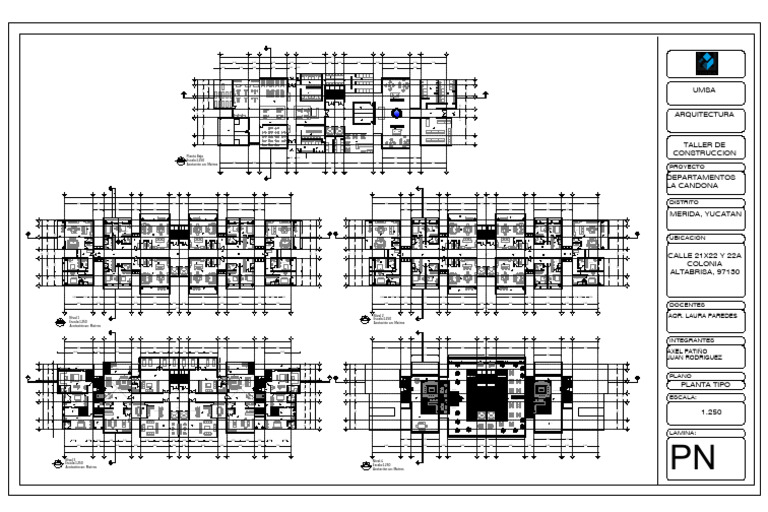 Plantas Tipos Edificio JuanRodríguez | PDF