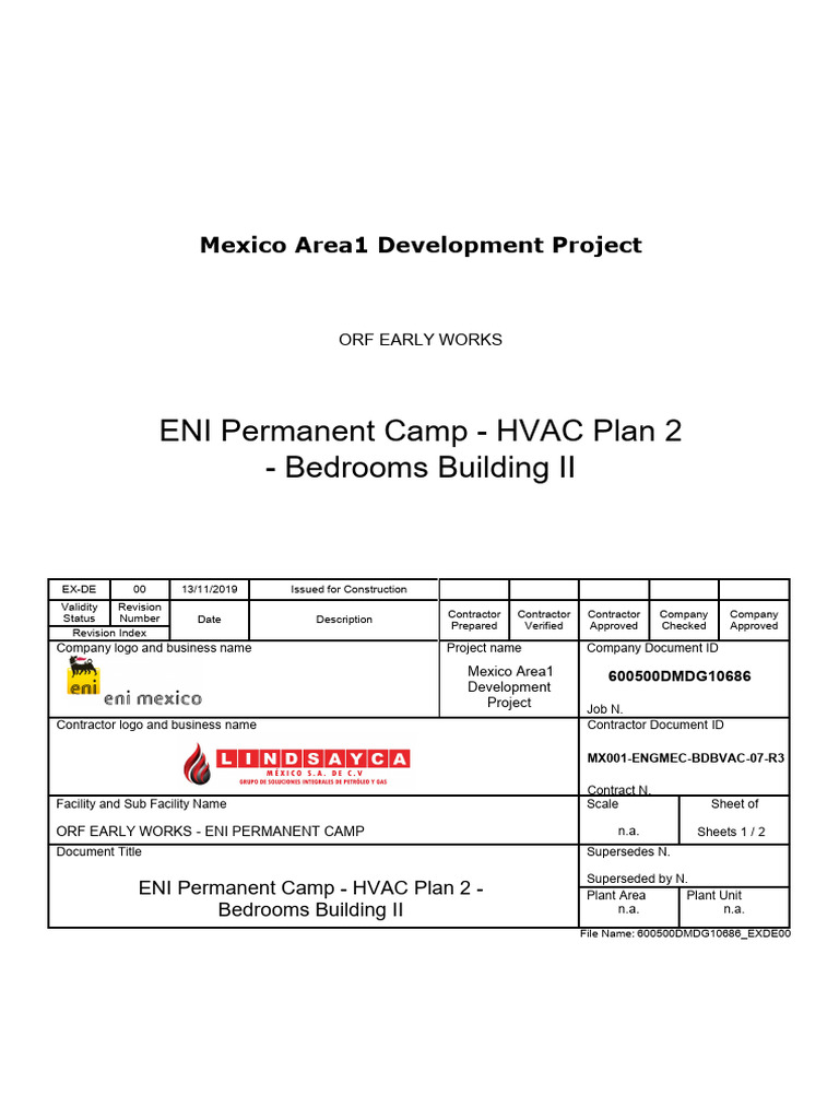 600500DMDG10686 - EXDE00 HVAC Plans 2 | PDF