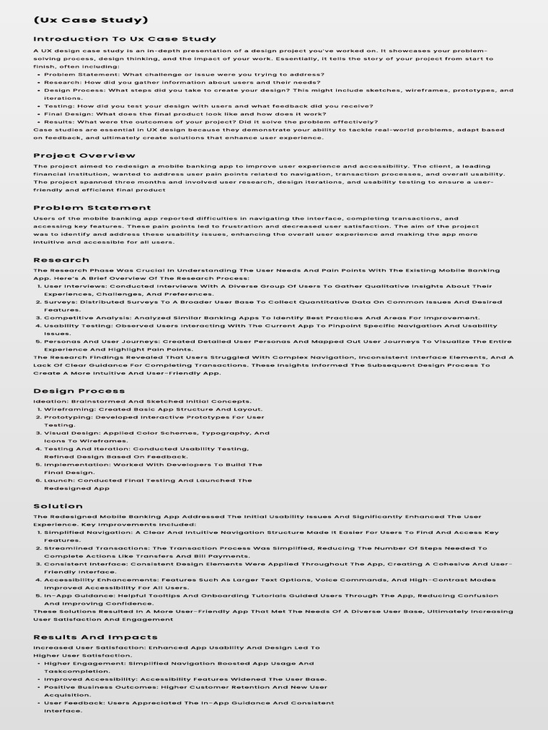 Case Study Knowledge 2 | PDF | Usability | Computing