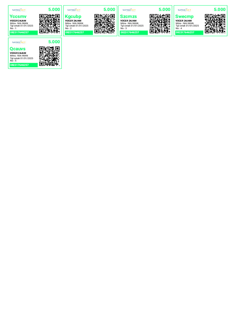 Print Voucher 5000 | PDF