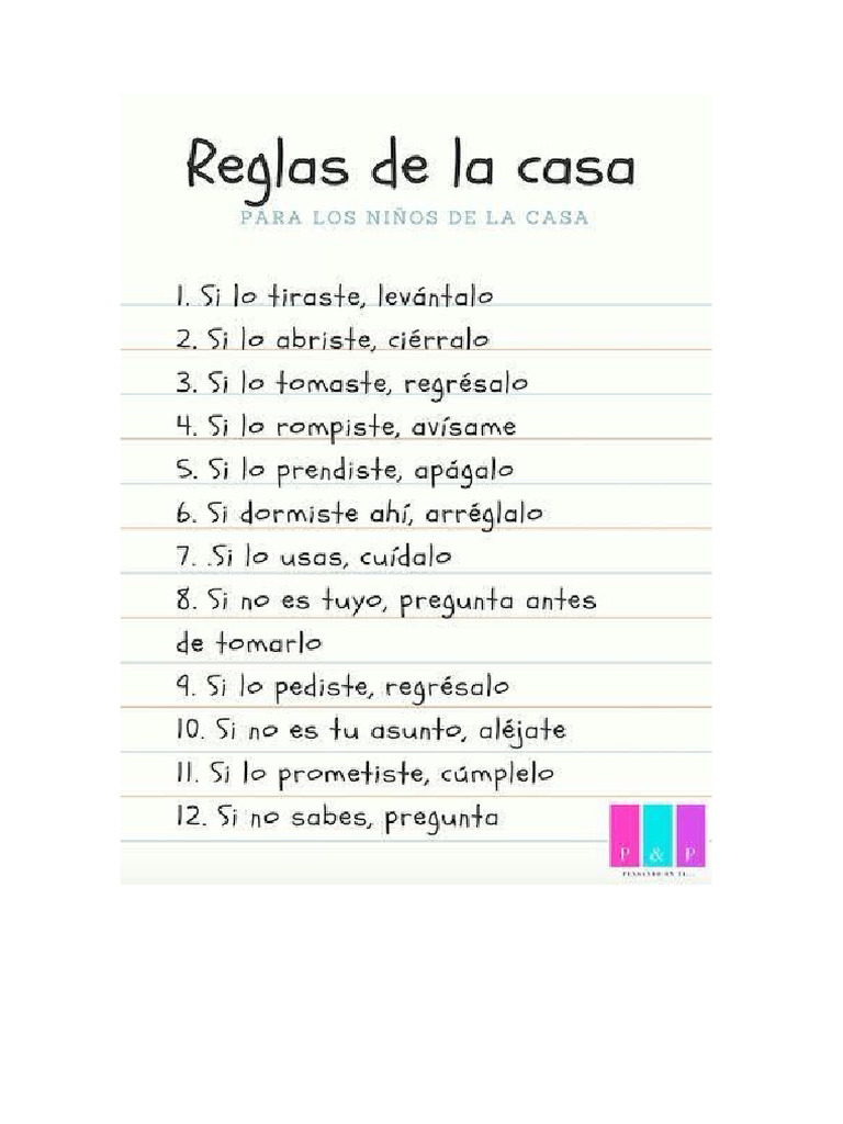 Reglas de La Casa | PDF