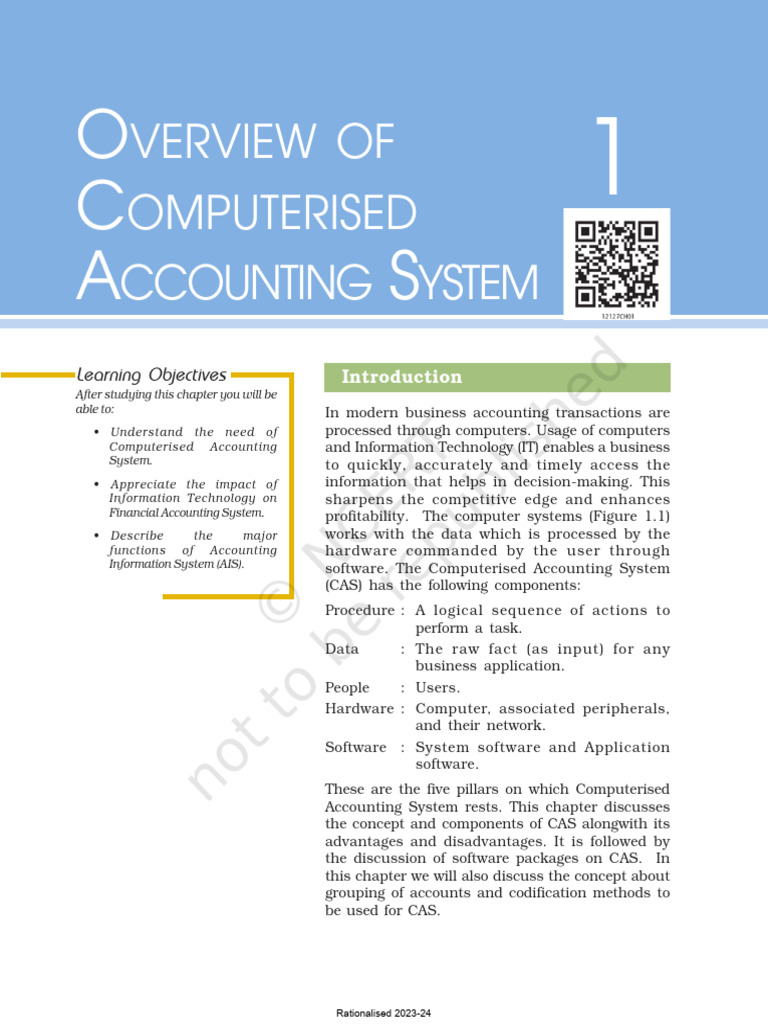Computerised Accounting Ncert Copy | PDF | Spreadsheet | Microsoft Excel