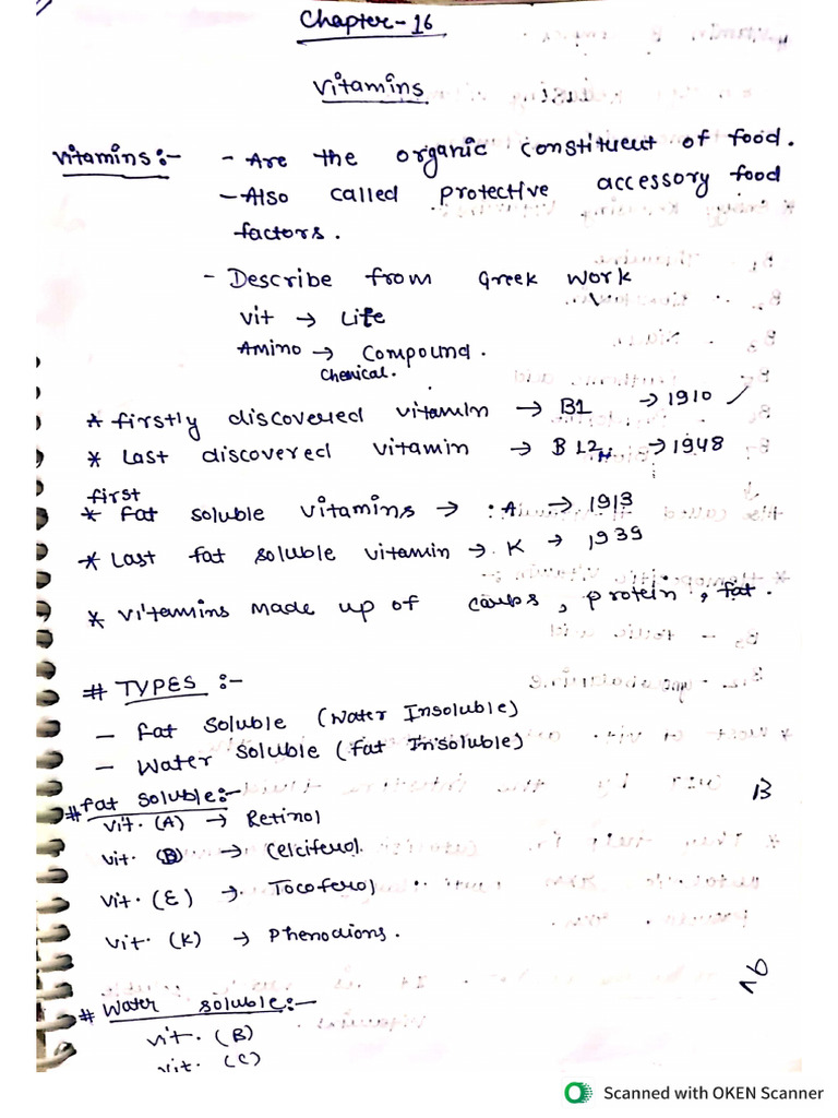 vitamins | PDF