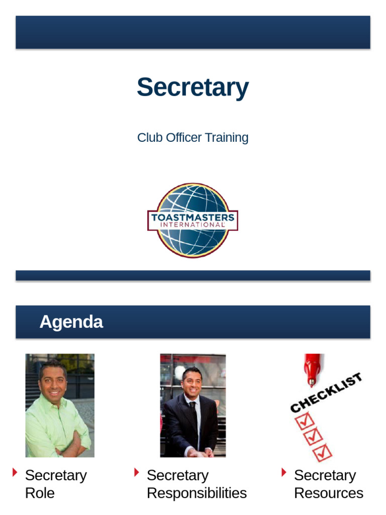 secretary-slides | PDF | Committee | Government