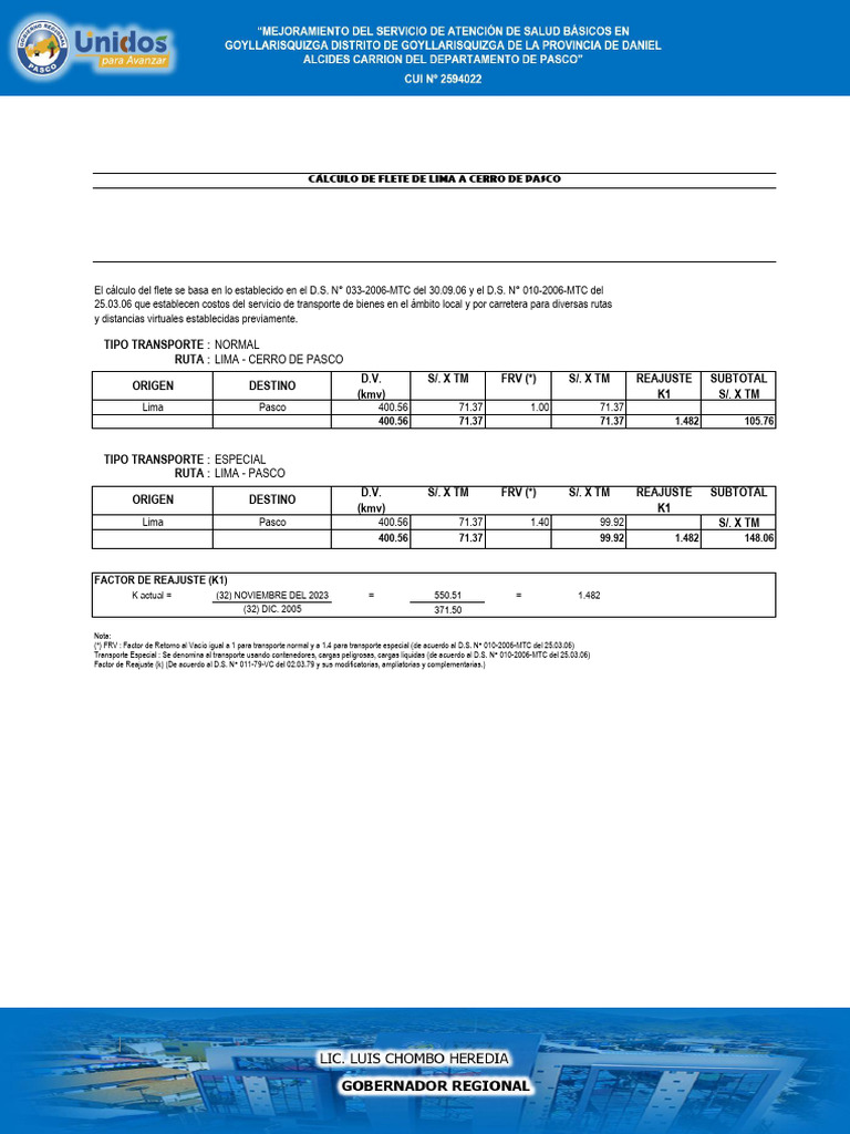 02 Flete terrestre ok | PDF | Ingeniería de Edificación | Transporte
