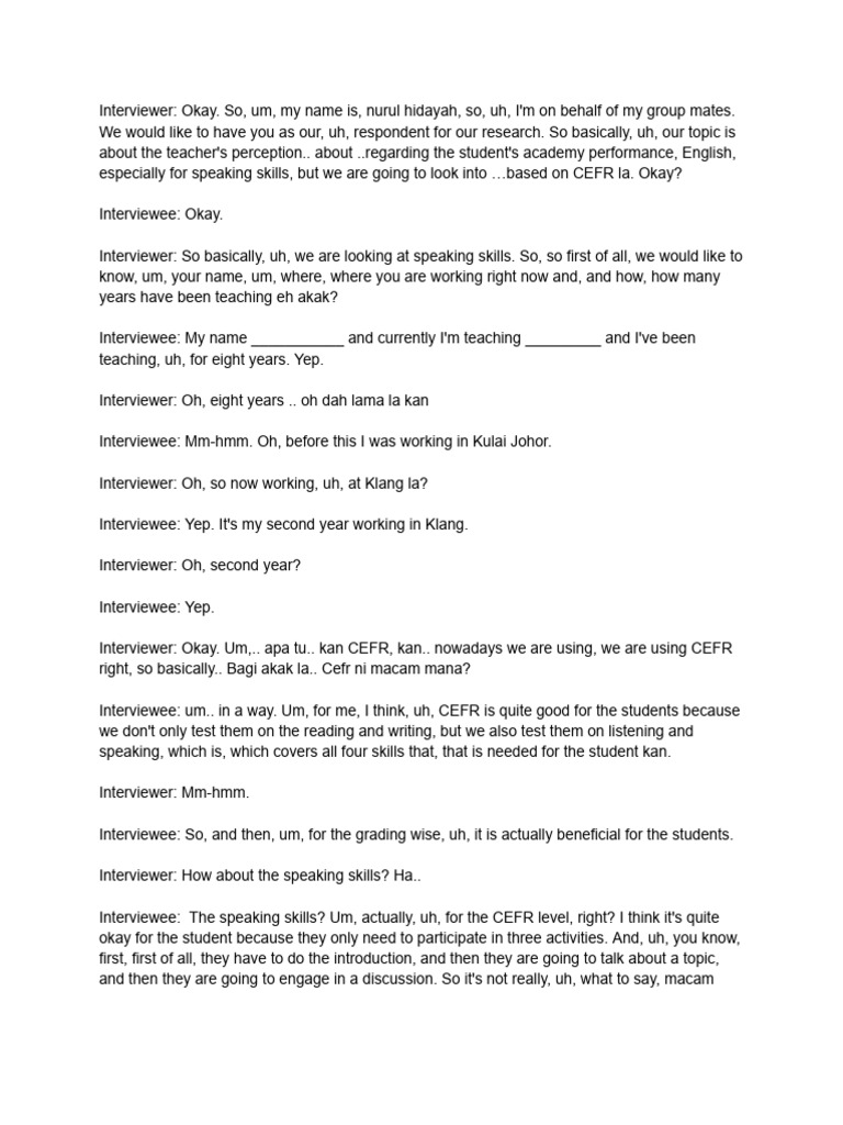 Transcribe | PDF | Human Communication | Linguistics