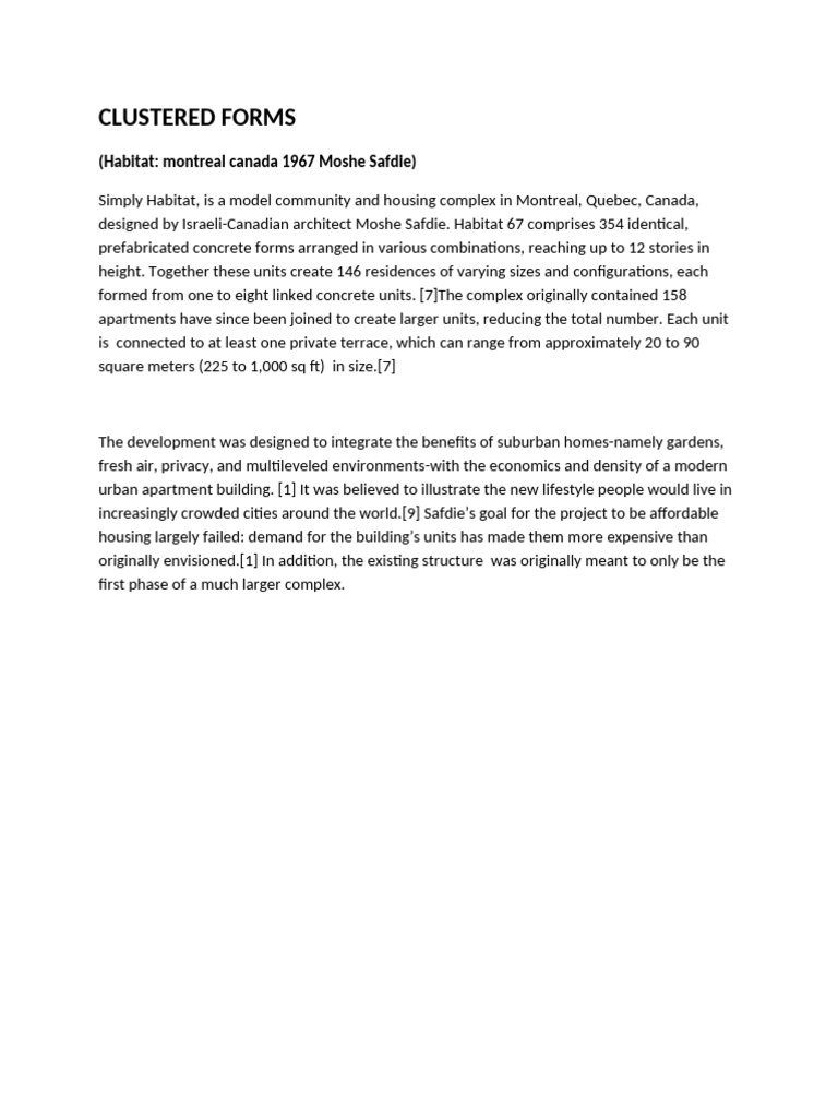 CLUSTERED FORMS | PDF