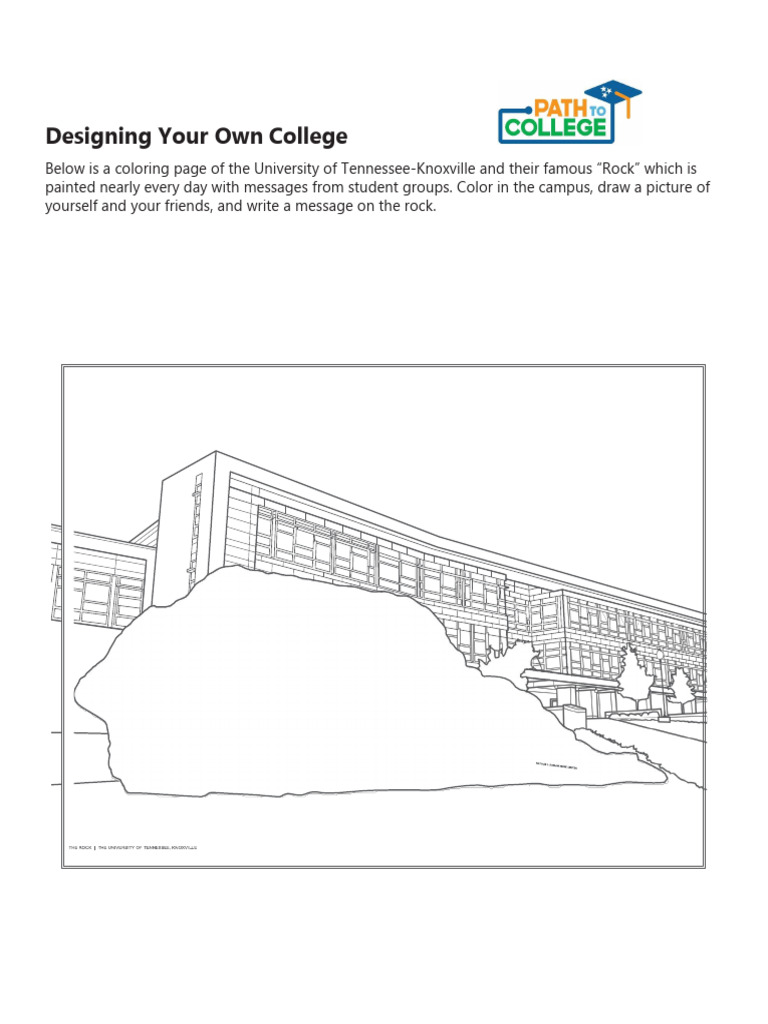 College Coloring Fun for Kids | PDF