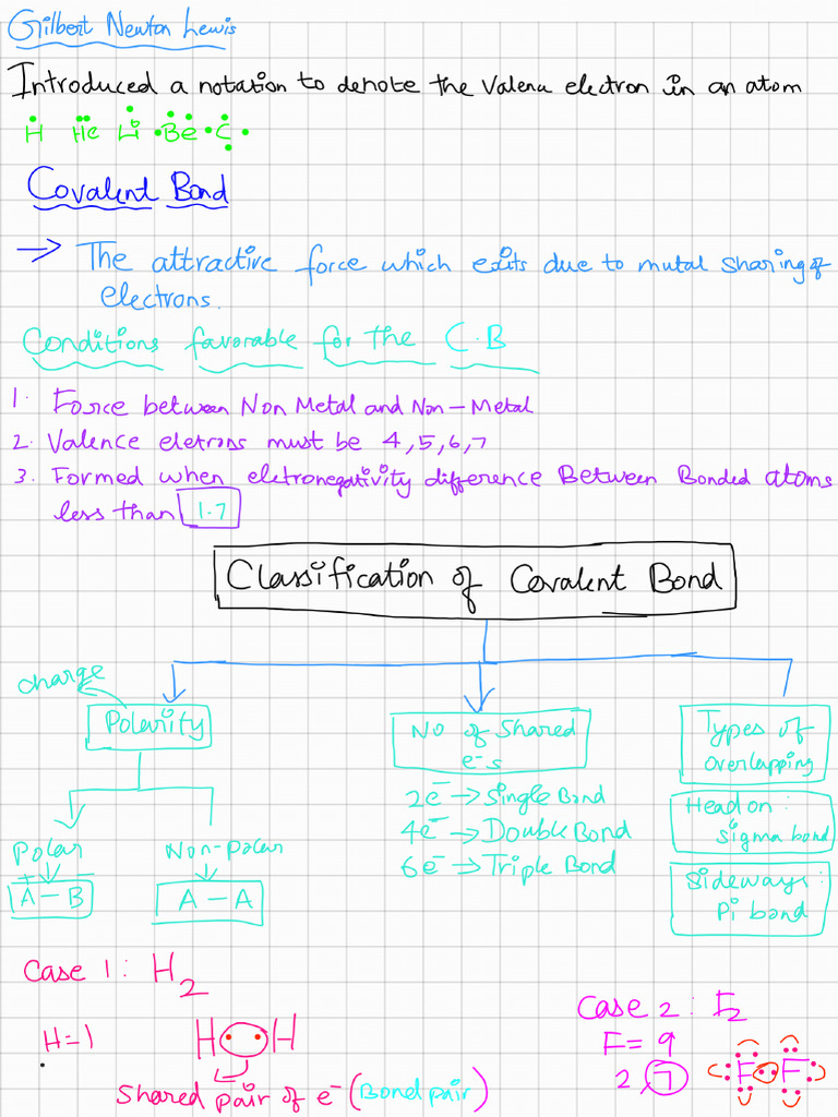 Chemical Bonding (Notes) 2 - 241231 - 154307 | PDF