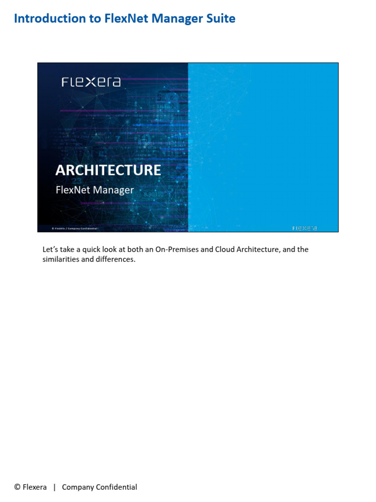 FlexNet Manager Architecture | PDF | Web Application | Server (Computing)