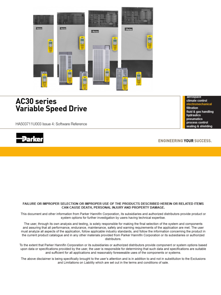 AC30 Variable Speed Drive Manual | PDF | World Wide Web | Internet & Web