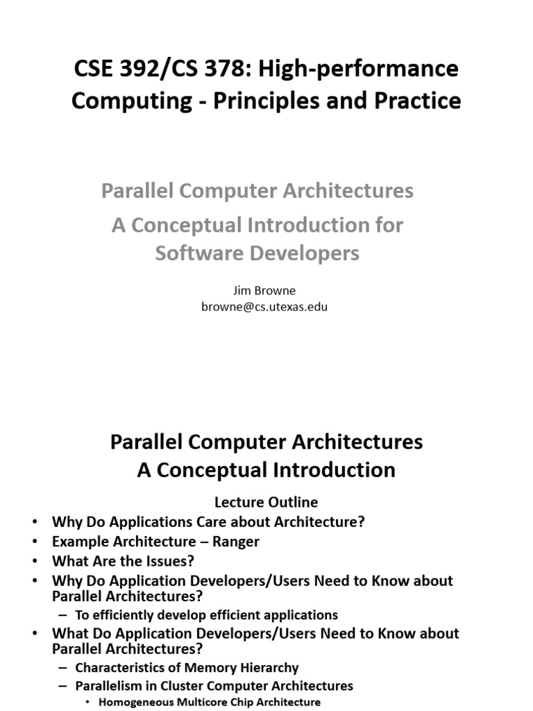 Architecture | PDF | Parallel Computing | Cpu Cache