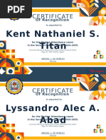 Intrams Certificate | PDF | Philippines | Schools