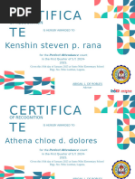 Intrams Certificate | PDF | Philippines | Schools