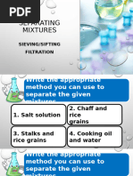 (Science 6 WK 5 L9) - Separating Mixtures Through Sieving | PDF | Cakes ...