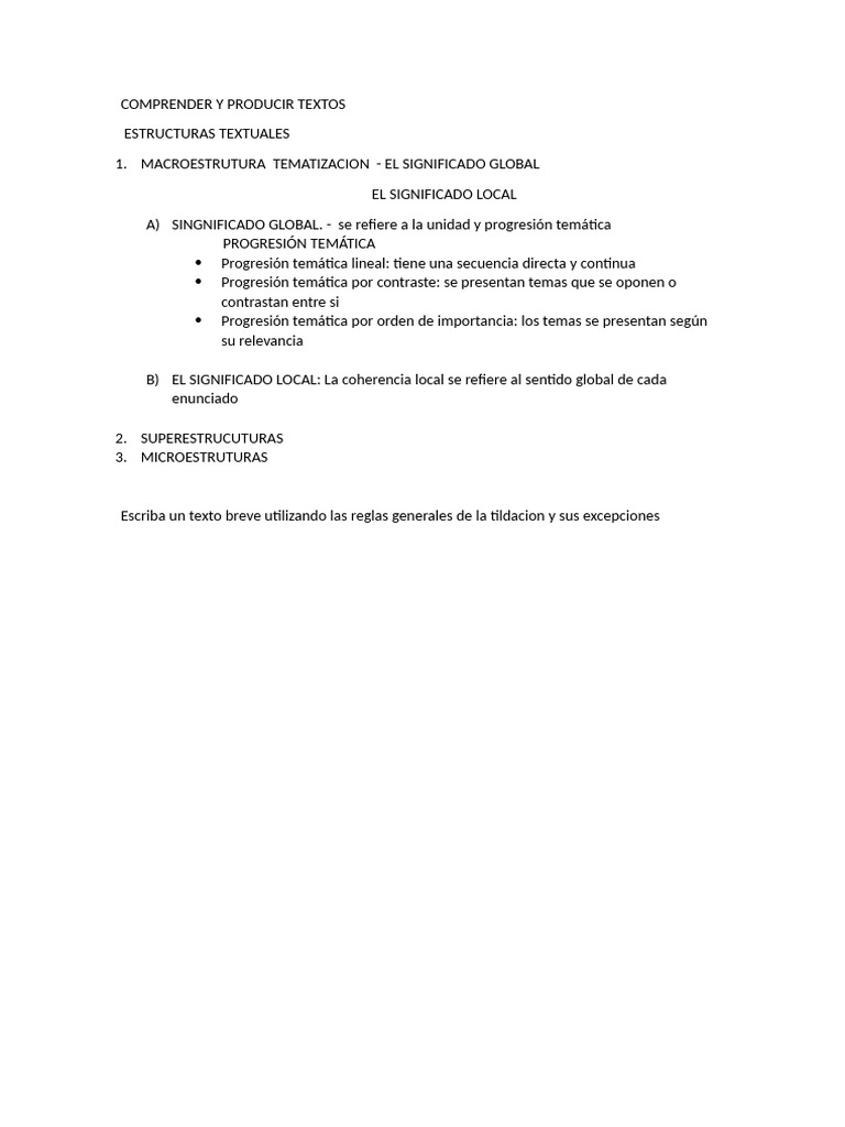 Comprender y Producir Textos | PDF