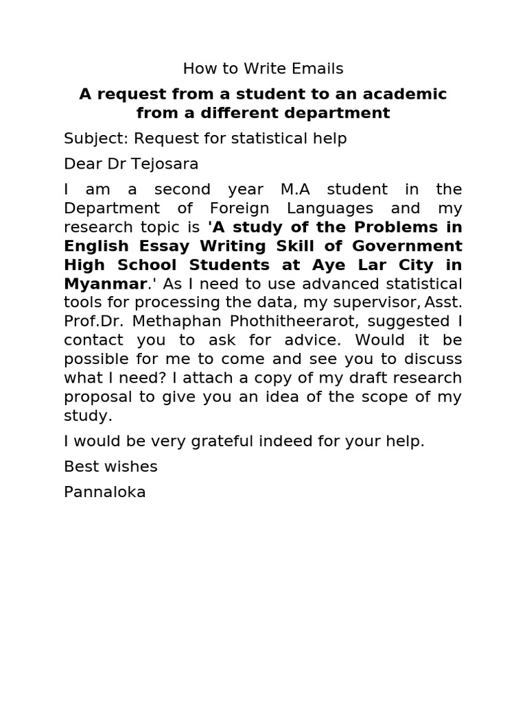 How to Write Emails | PDF