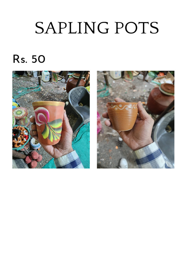 Sapling Pots | PDF