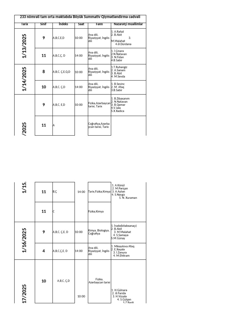 BSQ Cedvel 2024 25-1 | PDF