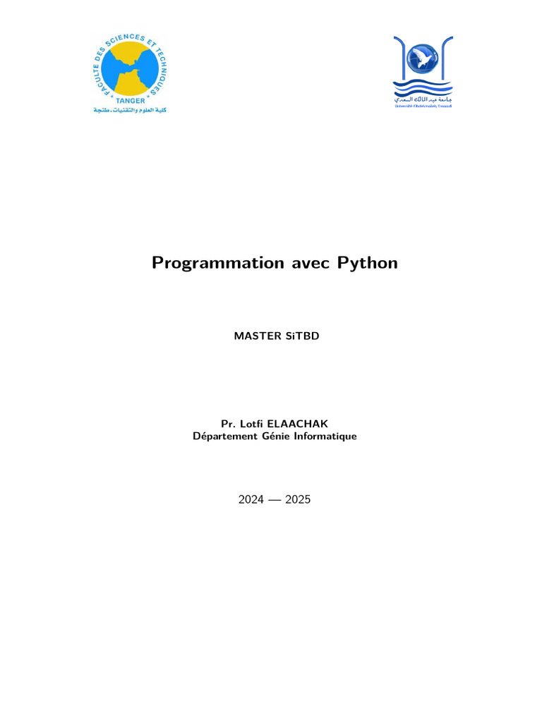 cours (1) | PDF | Variable (informatique) | Programmation informatique