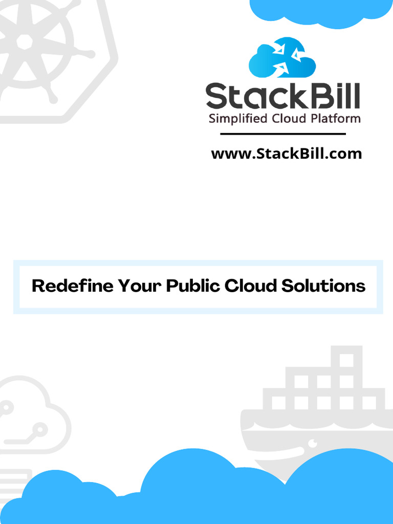 StackBill - Cloud-Management-Platform | PDF | Cloud Computing | Information Technology Management