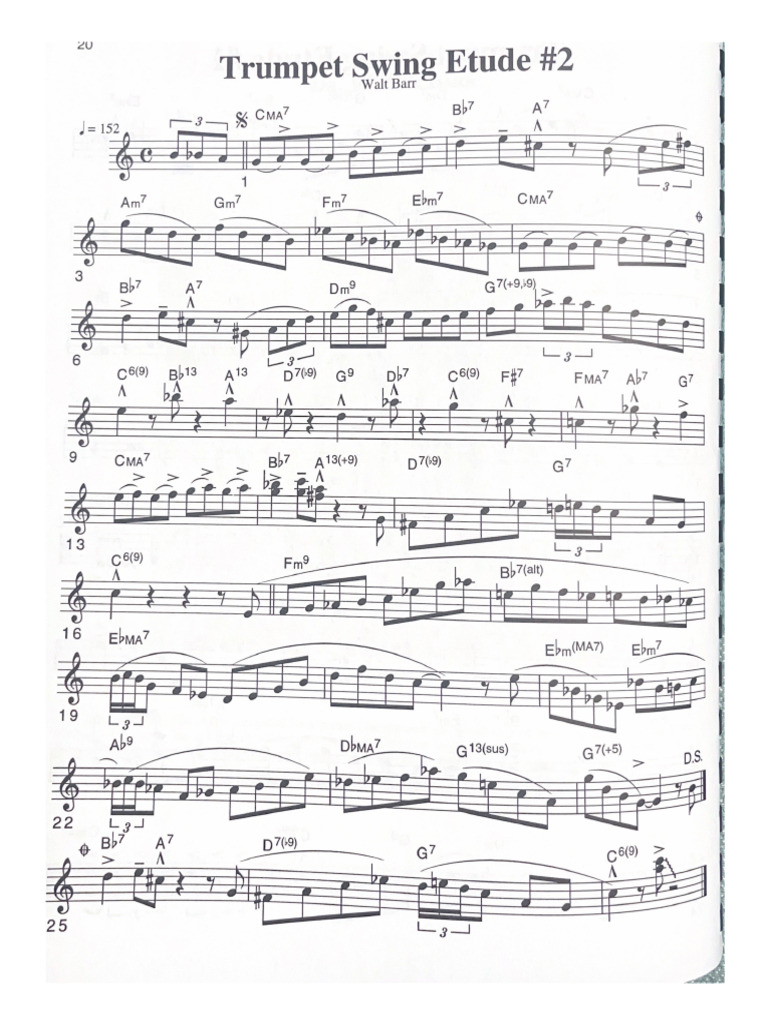 Trumpet Barr Swing Etude #2 | PDF