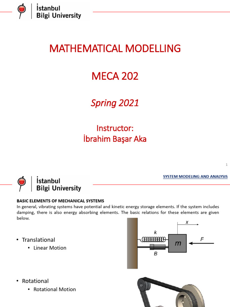 MECA 202 Lecture 03 (1) | PDF | Rotation Around A Fixed Axis | Motion ...