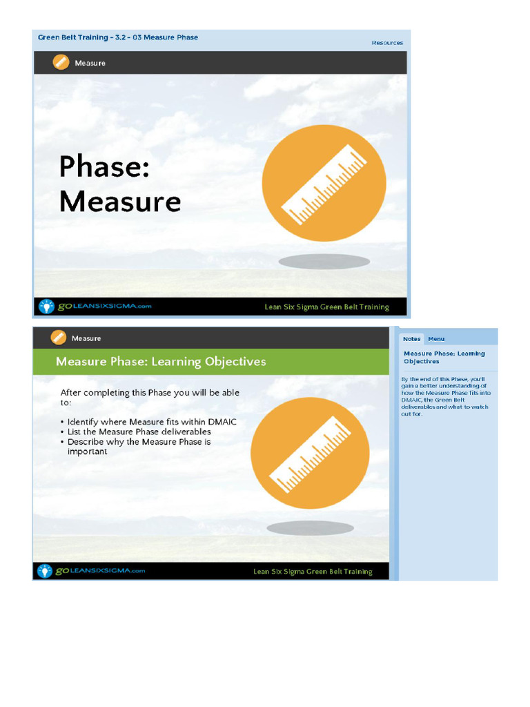 03 MEASURE PHASE | PDF
