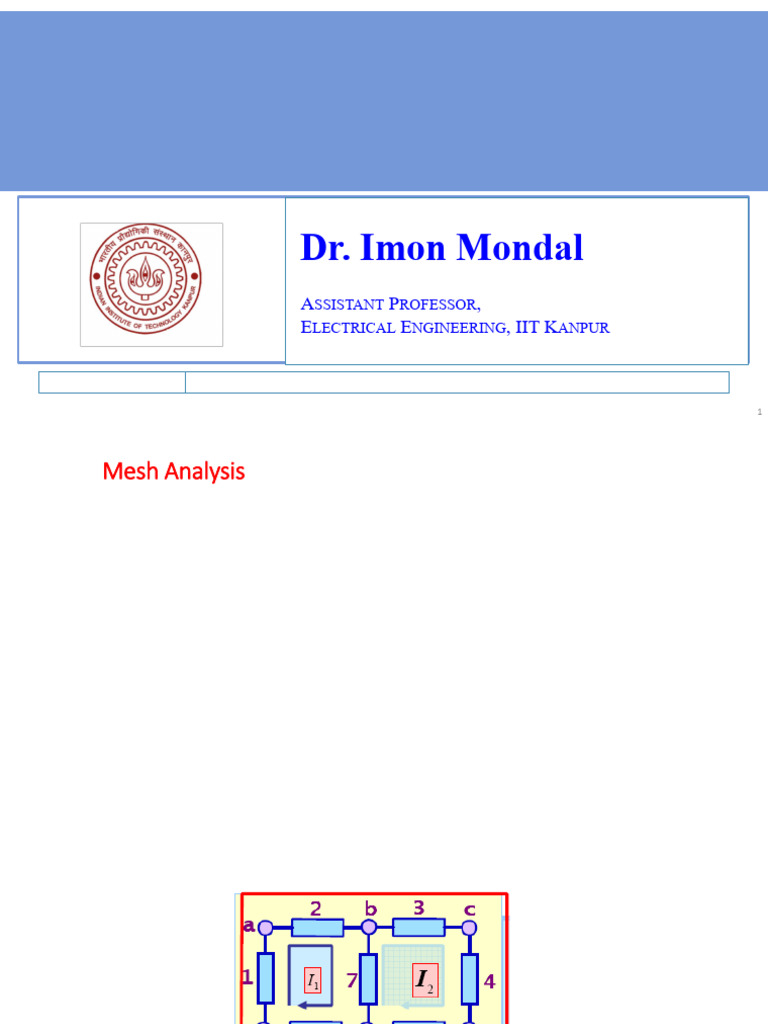 Lecture4_411d38e1-1fbb-4482-8c59-429a7c36efe8 | PDF | Electrical Network | Electronic Circuits