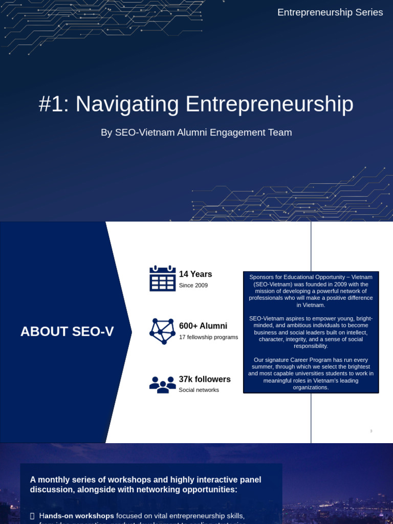 Entrepreneurship Series - WS1 - Master Deck | PDF | Startup Company ...