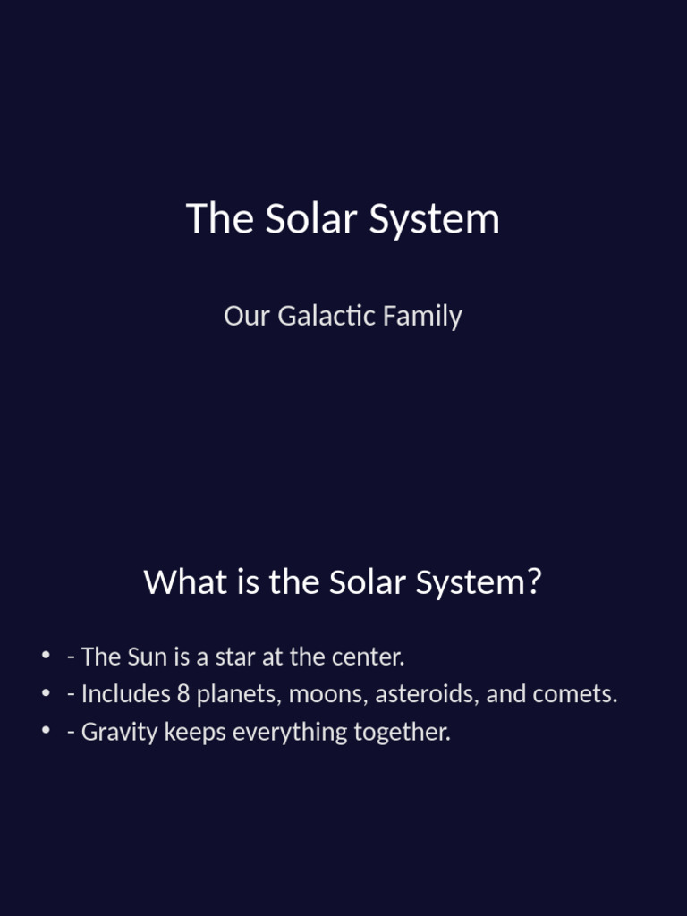Solar System Presentation Updated | PDF